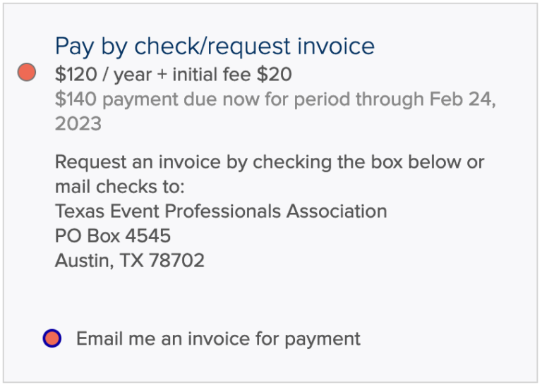 Allow Members to Request an Invoice - MembershipWorks